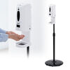 消毒液スタンド（非接触・ディスペンサー・電動・自動・ポンプ・高さ調節・玄関・アルコール） | 激安通販のイーサプライ EEX-DFT03