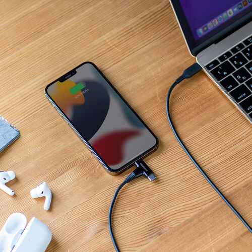 USB Type-C ライトニング 2in1ケーブル（充電・通信対応・1.2m・PD60W対応・データ転送・MFi認証品・iPad（第10世代）・iPhone14対応・ブラック） EZ5 ...