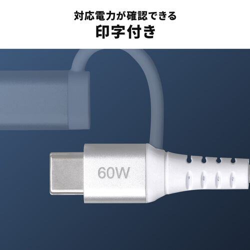 USB Type-C Lightning 2in1 USBケーブル（2m・TypeC-C・PD60W対応・MFi認証品・データ転送・iPad iPhone16・メッシュケーブル） EZ5 ...