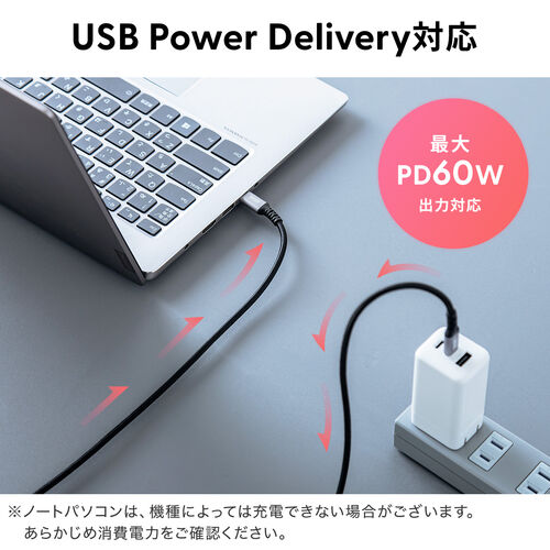 USB Type-Cケーブル USB PD60W ポリエステルメッシュ 高耐久 CtoC USB2.0 充電 データ転送 スマホ タブレット Nintendo Switch ノートパソコン ...