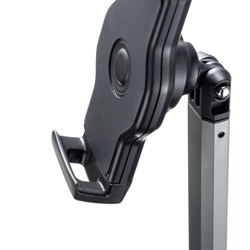 アームスタンド（スマートフォン用・伸縮・高さ調節タイプ・高さ0～158㎜・角度調節） PDA-STN46BK | 激安通販のイーサプライ